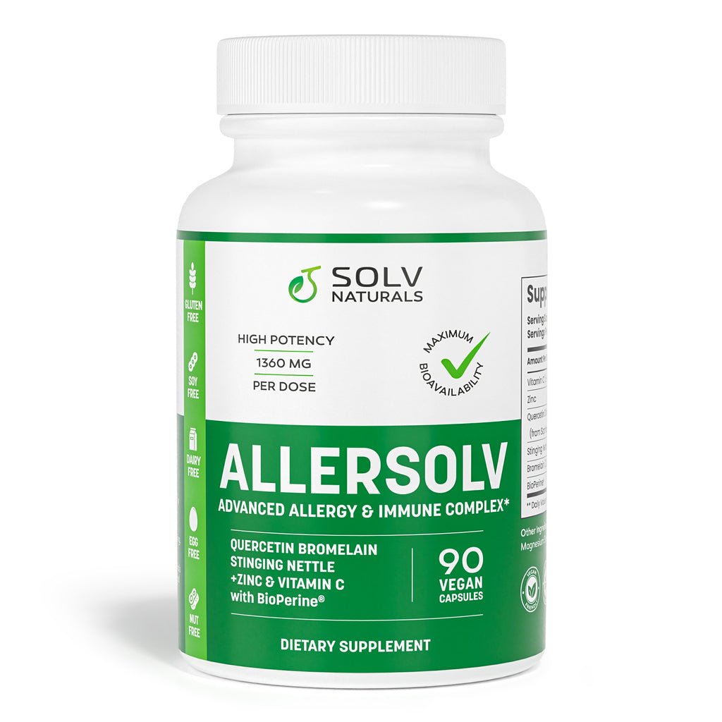 ALLERSOLV Immune and Seasonal Allergy Supplement - 90 vegan capsules