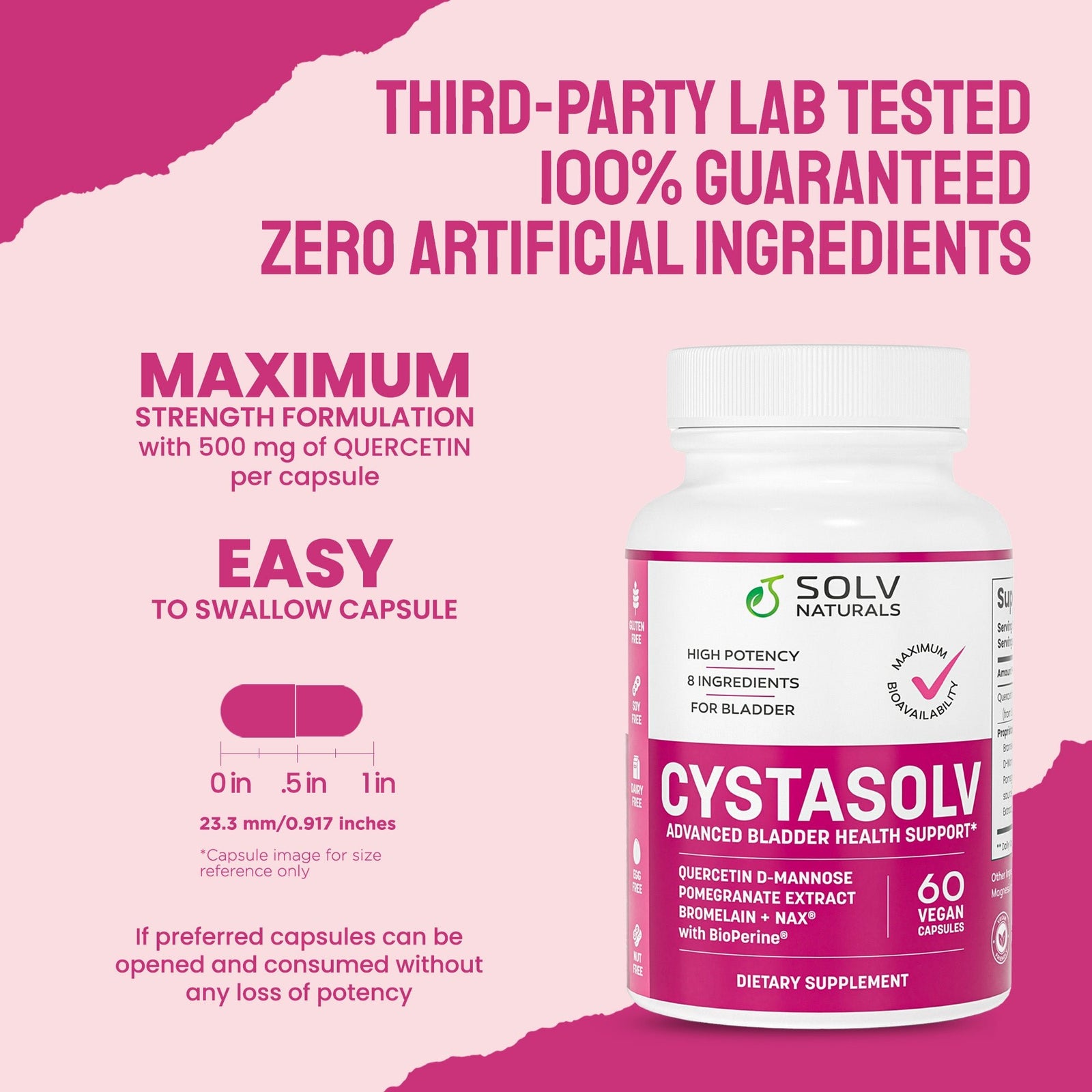 CYSTASOLV IC/BPS Dietary Supplement